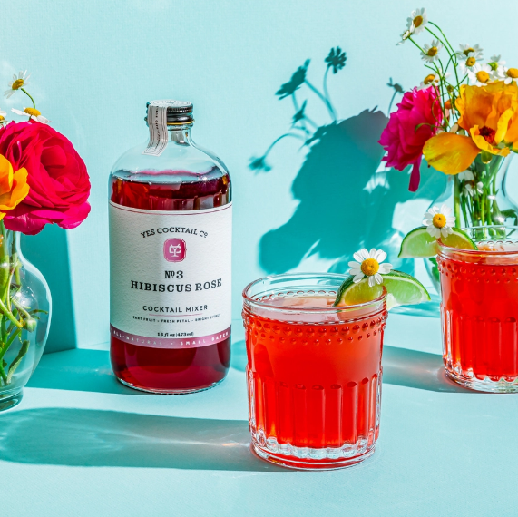 Hibiscus Rose Cocktail Mixer – Bradley's Gift and Home