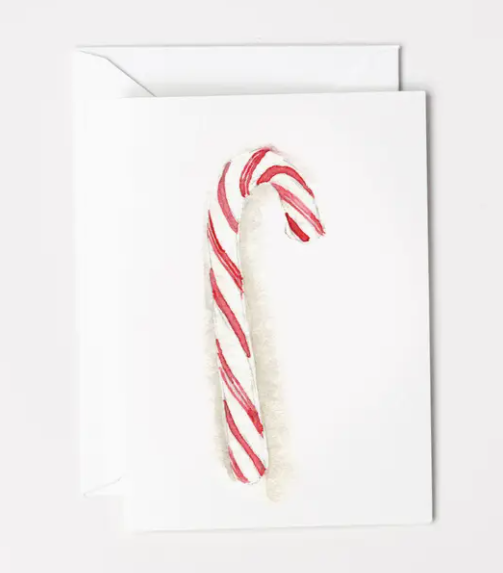 Candy Cane Mini Notecard – Bradley's Gift and Home